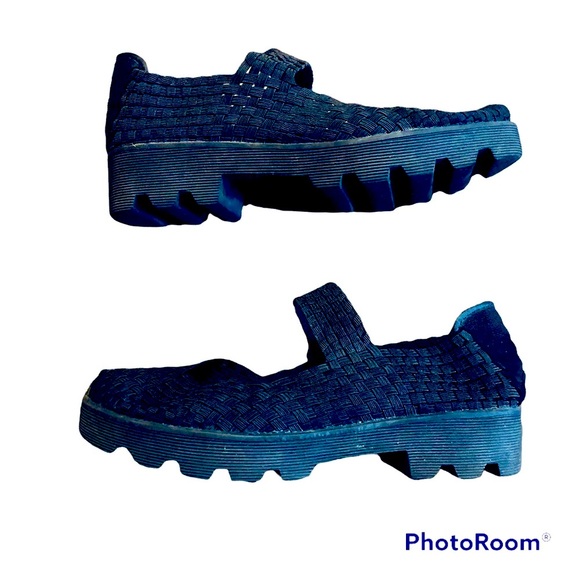 bernie mev. | Shoes | Bernie Mev Black Chunky Platform Mary Jane Loafer ...